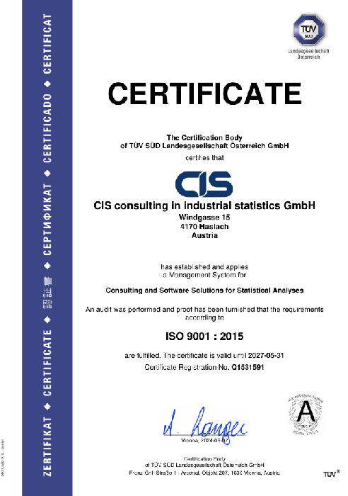 Certificates :: CIS Consulting
